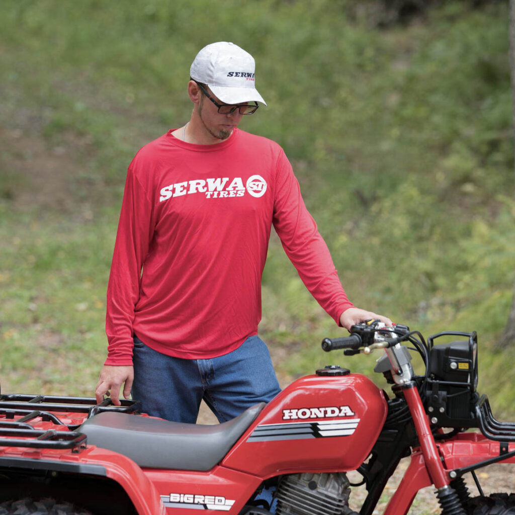 Serwa Tires Big Red Long Sleeve Shirt - Serwa Tires